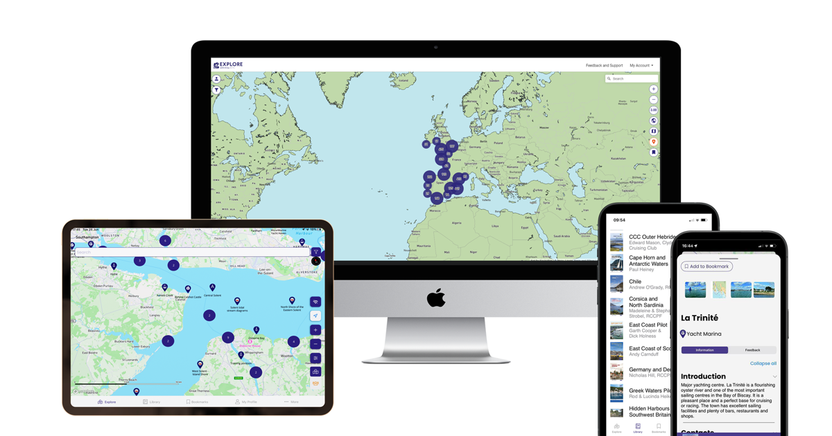 Explore with Imray app